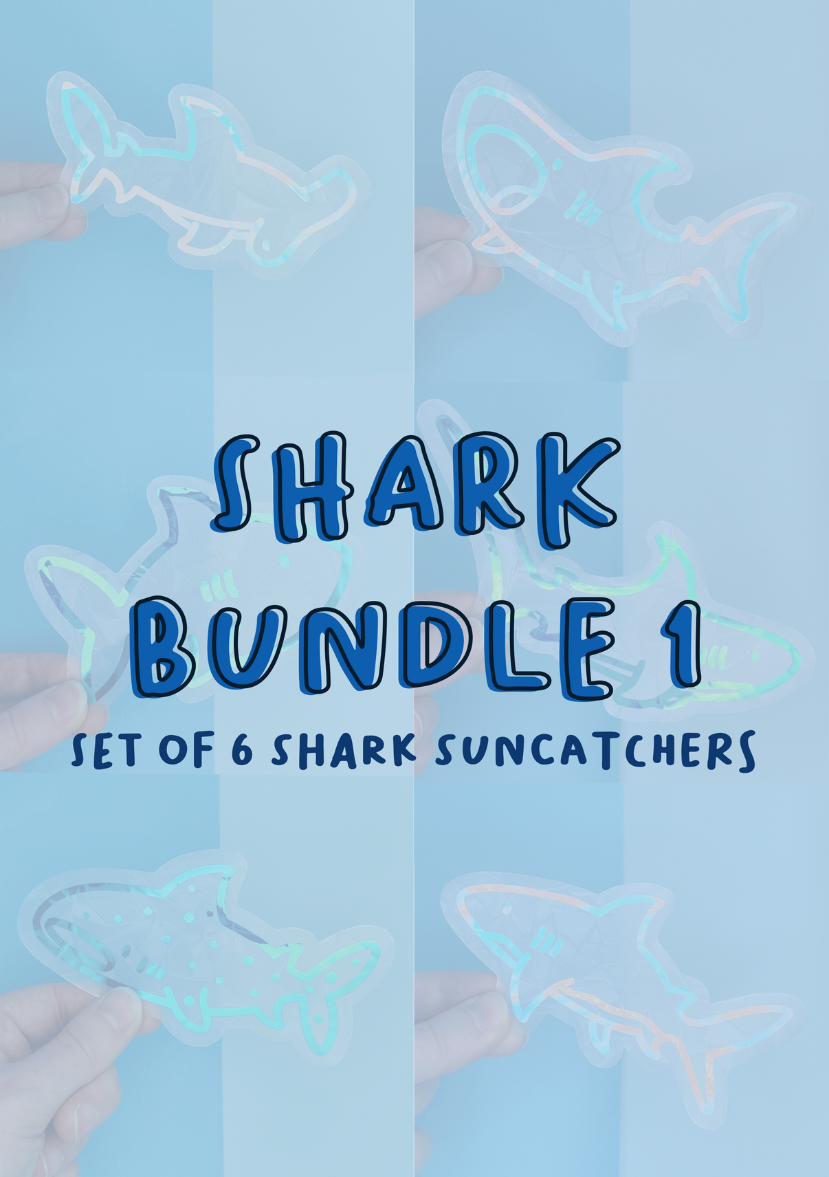 Shark Suncatchers Bundle 1 – Poppodopolis